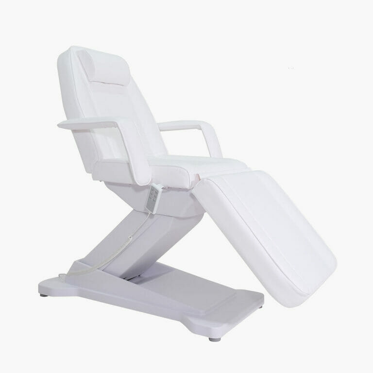 REM Excel 3 Motor Beauty Couch in White | electric beauty couch