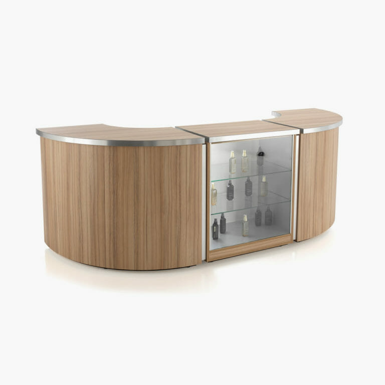 REM Helix Retail Reception Desk Complete | Direct Salon Furniture
