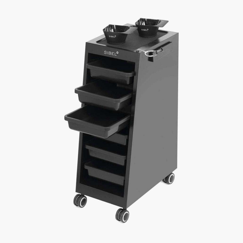 Magnetic Salon Trolley Sibel | Salon Trolleys | Hair Colouring trolley