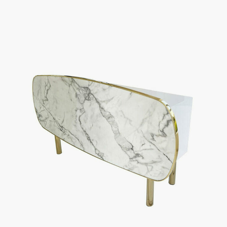 Nelson Mobilier Ovalis Reception Desk | Direct Salon Furniture