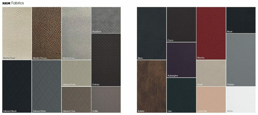 NEW REM Fabric Colours And Laminate Colours for 2020 | DSF UK