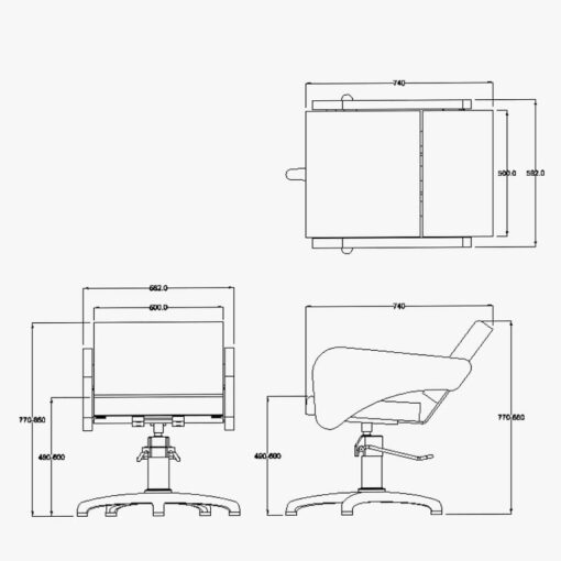 REM Evolution Backwash Chair | Backwash Chairs | REM UK