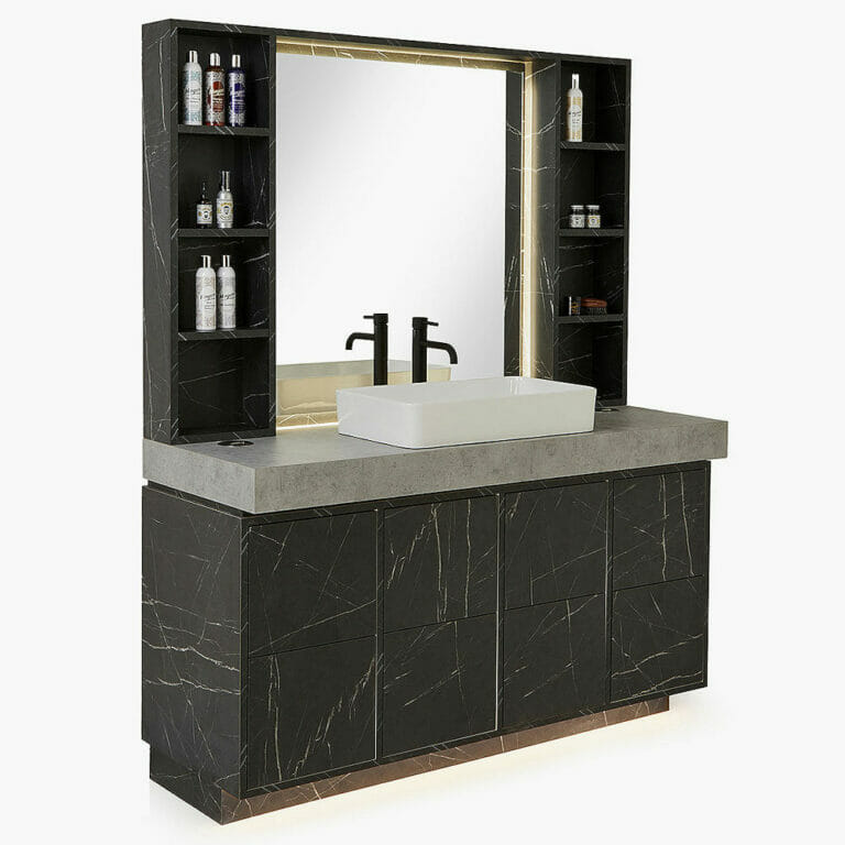 REM Oxford Barbers Mirror Unit | Direct Salon Furniture