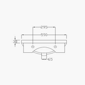 REM Porcelain Frontwash Basin Only | front wash basin | frontwash