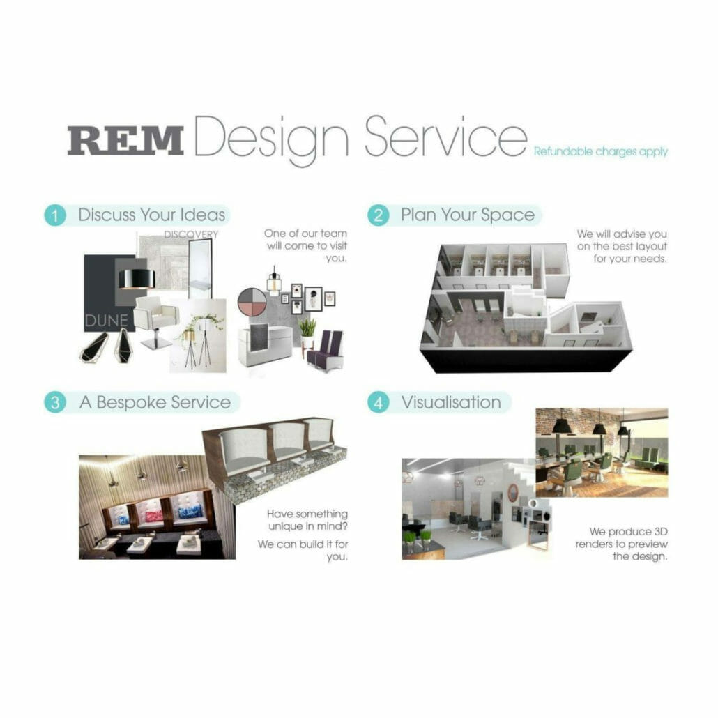 REM Salon Design Service | Direct Salon Furniture