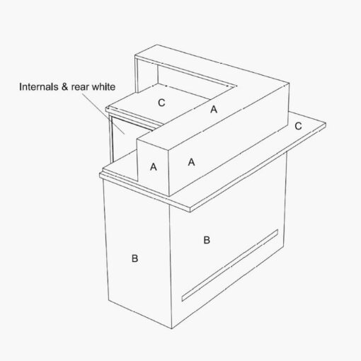 REM Windsor Reception Desk | Direct Salon Furniture