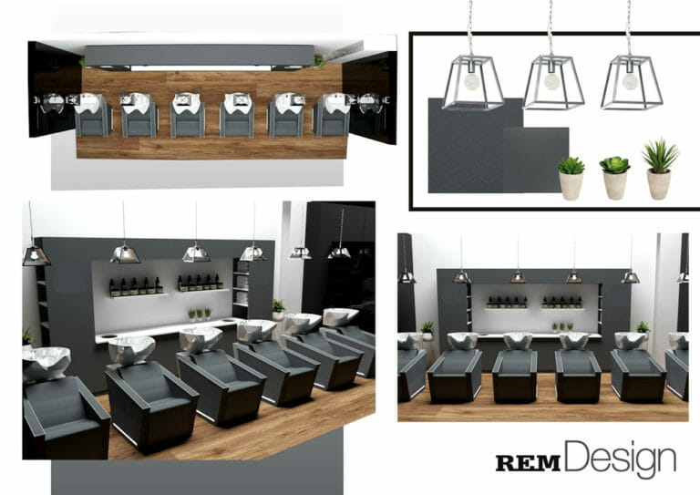 REM Salon Design Service | salon design | hair salon design